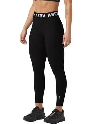 ASRV Lycra Ribbed Legging - Black