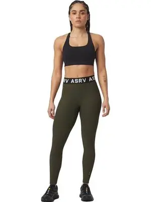 ASRV Lycra Ribbed Legging - Olive