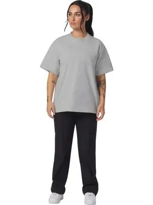 ASRV Distressed Relaxed Tee Heather Grey