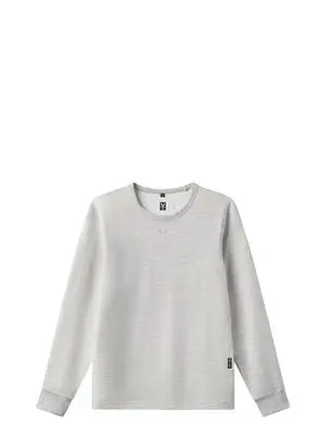 ASRV Waffle Knit Long Sleeve - Heather Grey