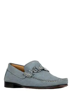 DONALD PLINER Dacio Leather Loafer - Denim