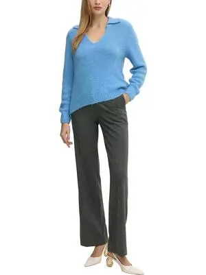 MORGAN V-neck Sweater - Blue