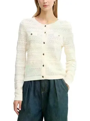 MORGAN Button-up Cardigan - Neutrals
