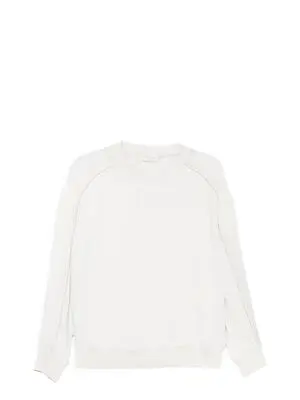 BRUNELLO CUCINELLI Sheer-panel Monili-chain Sweatshirt
