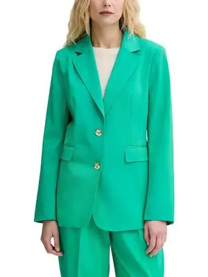MORGAN Single-breasted Blazer - Green