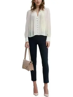 MORGAN Pleated Blouse