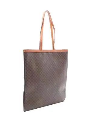 Celine 2000s Macadam Tote Bag - Brown