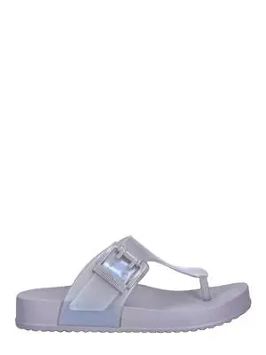 Melissa Buckle-detail Thong Flip-flops Blue
