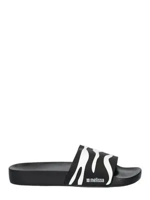 MELISSA Zebra-print Slides