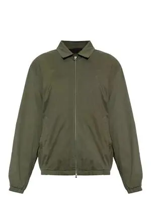 Rag & Bone Logo-embroidered Zip-up Jacket Green