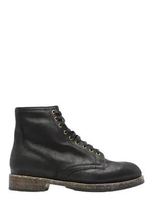 Visvim Brigadier Hi-folk Lace-up Boots - Black