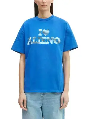 NO PROBLEMO I Heart Printed T-shirt - Blue