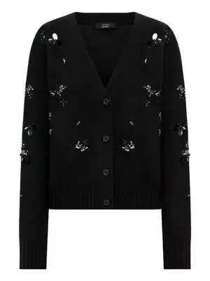 TWINSET Actitude Bead-embellished Cardigan - Black