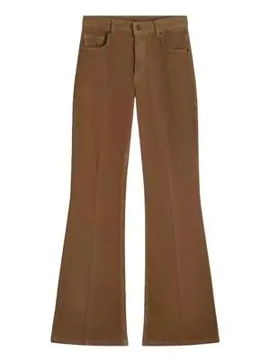 Vanessa Bruno Ethan Corduroy Flared Trousers - Brown
