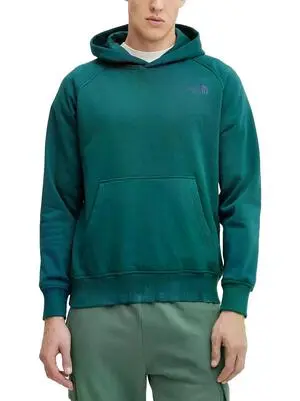The North Face Raglan-sleeve Logo-print Hoodie - Green