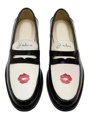 DUKE + DEXTER Wilde Kiss Loafers - Neutrals