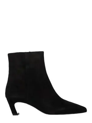 Ash Vicky Pointed-toe Ankle Boots - Black