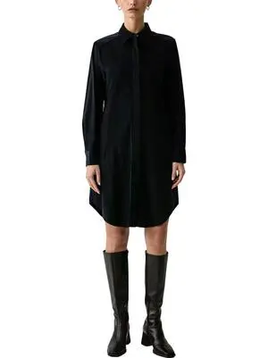 MARC O'POLO Corduroy Shirt Mini Dress