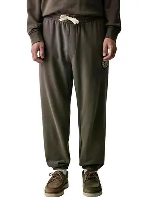 Armani Exchange Logo-patch Drawstring Track Pants - Brown