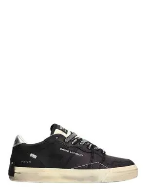 CRIME LONDON Playoff Rhinestone-embellished Sneakers - Black
