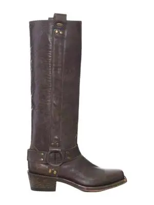 MEXICANA Candela Stud-embellished Knee-high Boots - Brown