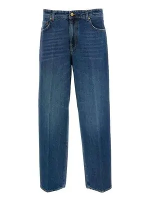 BRIGLIA 1949 Faded Straight-leg Jeans - Blue