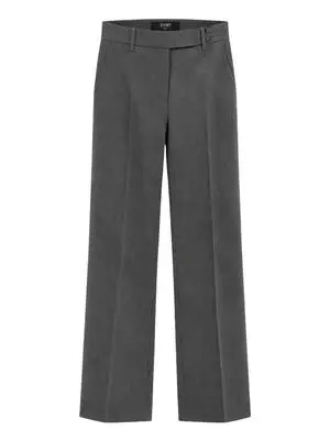 Seventy Pressed-crease Straight Trousers - Grey