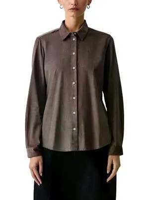 Marc O'polo Corduroy Long-sleeve Shirt - Brown