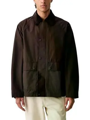 Marc O'polo Corduroy-collar Raglan-sleeve Jacket - Brown
