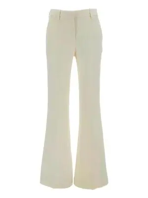 Alberto Biani Wide-leg Cady Trousers - Neutrals