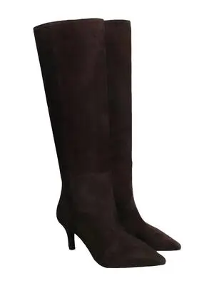 BIANCADI Suede Pointed-toe Boots