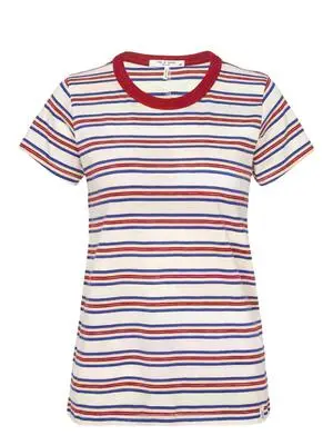 RAG & BONE Slub Striped T-shirt