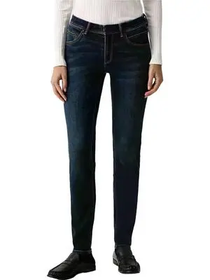 Marc O'polo Whiskered Slim-fit Jeans - Blue