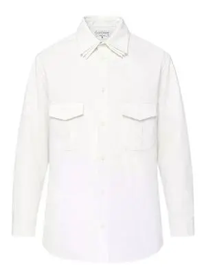 Yohji Yamamoto Padded Triple-collar Shirt - White