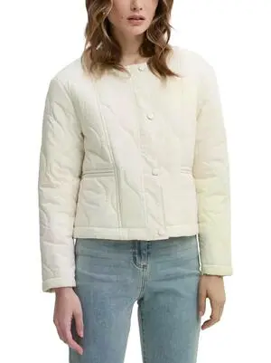 MORGAN Quilted Zip-up Jacket