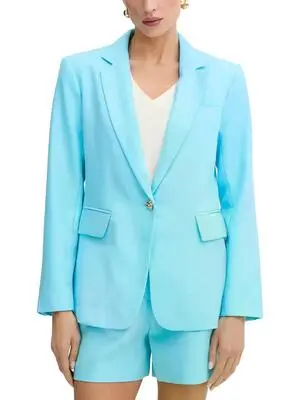 MORGAN Vacy Single-breasted Blazer - Blue