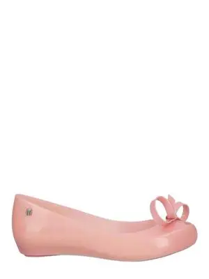 Melissa Bow-detail Ballet Flats - Pink