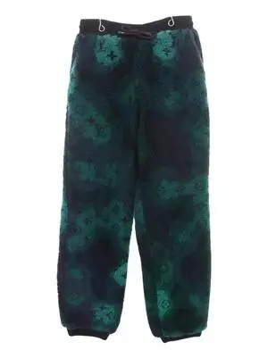 LOUIS VUITTON 2010s Monogram Jacquard Track Pants - Blue