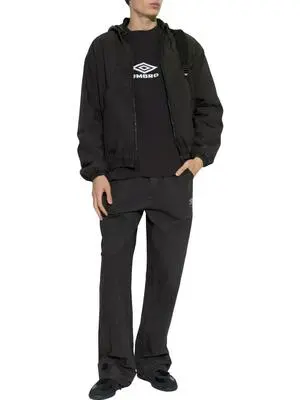 UMBRO Logo-patch Hooded Jacket - Black