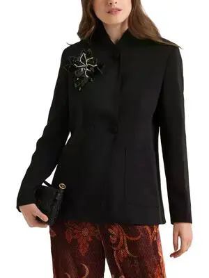 Malìparmi Double-breasted Cady Blazer - Black