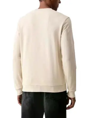 Marc O'polo Logo-print Crew-neck Sweater - Neutrals
