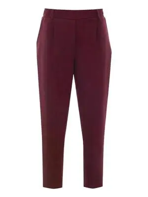 OWN Pleated Tapered Trousers - Red