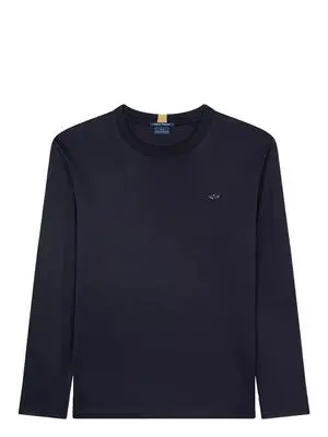 Paul & Shark Logo-embroidered Sweater - Blue