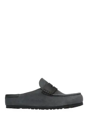 BIRKENSTOCK Naples Wrapped In Anthracite Suede - Grey