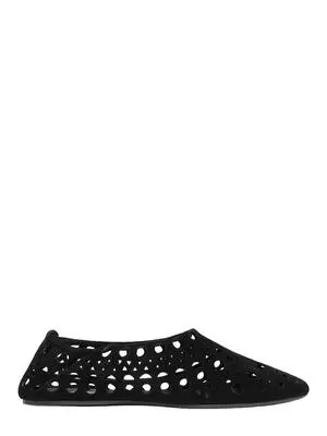ALAÏA Vienne Slippers In Velvet-effect Calfskin