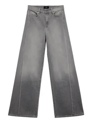 7 FOR ALL MANKIND Lotta Grey Tailorless Jeans