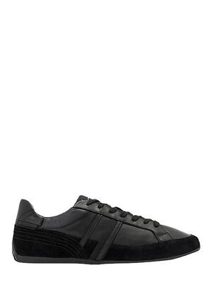 ALLSAINTS Liam Suede And Leather Trainers - Black