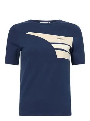 SISTERS & SEEKERS Seekola Baby Stretch-cotton T-shirt - Navy