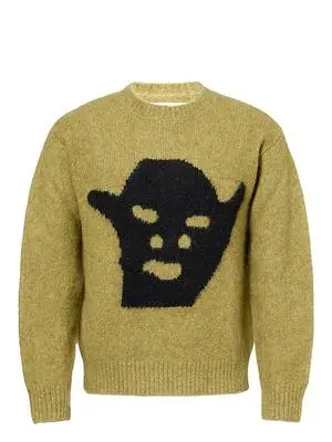 HERESY Goblin Relaxed-fit Knitted Jumper - Green
