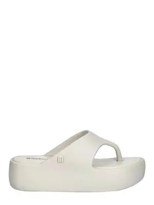Melissa Free Platform Thong Sandals Neutrals